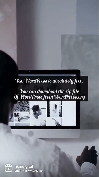 Is Wordpress Free 🤓 Wordpresstutorial Wordpresshosting