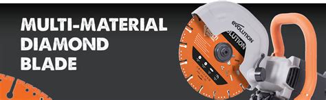 Evolution 9 Inch Multi Material Diamond Blade With Segmented Edge 7 8