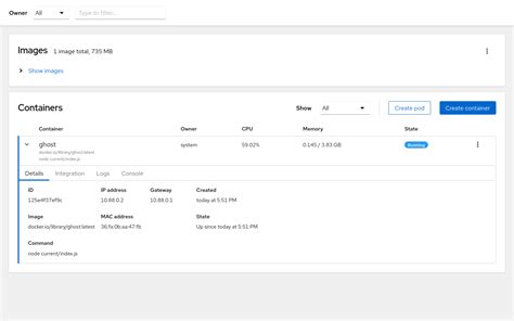 Podman Web Ui Via Cockpit