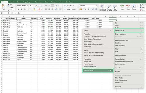 A Comprehensive Guide To Excels Paste Options Downloadable Template