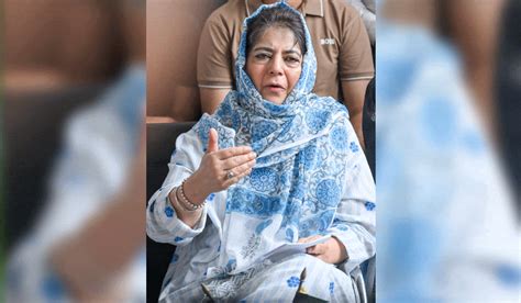 Mehbooba Mufti Writes To Amit Shah View Yasin Maliks Case Through