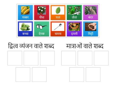 द्वित्व व्यंजन Group Sort