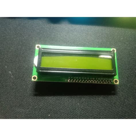 Jual LCD 16x2 1602 Kuning Yellow LCD With I2C IIC Module Arduino