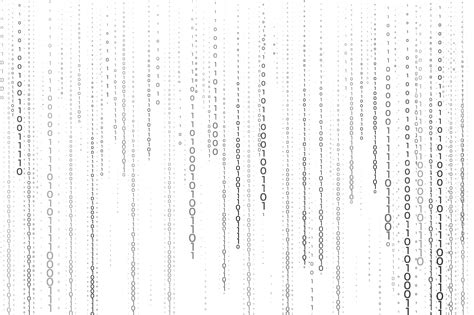 Binary Code Background Vector