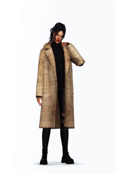 Fur Coat Af Top New Mesh All Lods Normal Map 20 S Tumbex