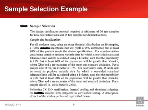 Ppt Validation And Sample Size Selection Powerpoint Presentation Id1572315