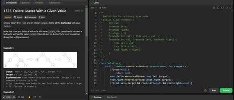 ritik yadav on linkedin day 136 🌟 leaf removal accomplished today i solved the leetcode daily…