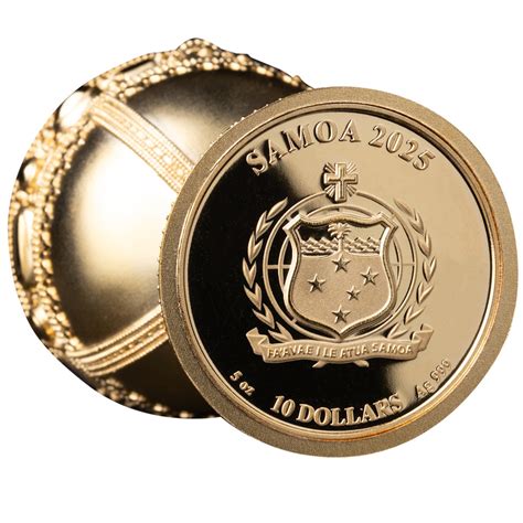 Holy Grail 3d 5 Oz Silver Coin 10 Samoa 2025