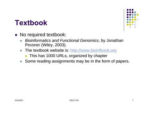 Pdf Eecs 730 Introduction To Bioinformatics Dokumen Tips