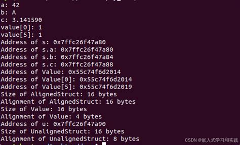 c语言中 对齐方式 attribute aligned n 的使用 aligned c语言 csdn博客