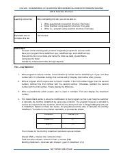CSC126 Chap 3 Lab 4 Pdf CSC126 FUNDAMENTAL OF ALGORITHM DEVELOPMENT