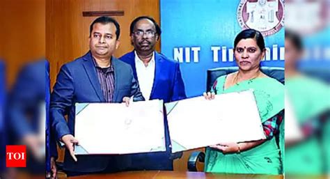 Nit Trichy Inks Mou With Datanetiix Solutions Trichy News Times Of