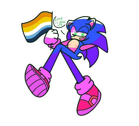 8320 Safe Artistburntlemonade Sonic The Hedgehog 2023 Aro Ace Pride Dialogue English
