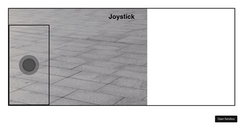 React Joystick Component Examples Codesandbox