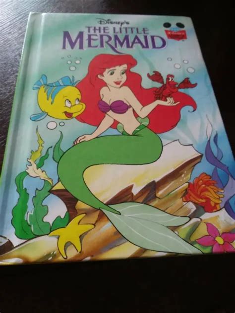 1993 Disneys The Little Mermaid Book Disneys Wonderful World Of