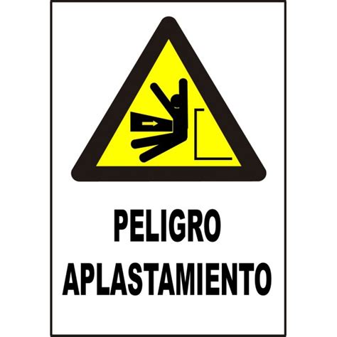 Cartel Peligro Aplastamiento