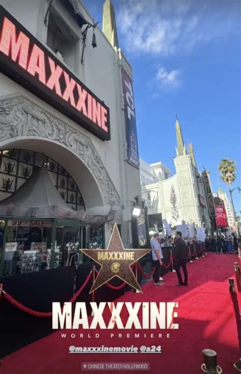A24s Newest Film “maxxxine” Premieres With Mia Goth