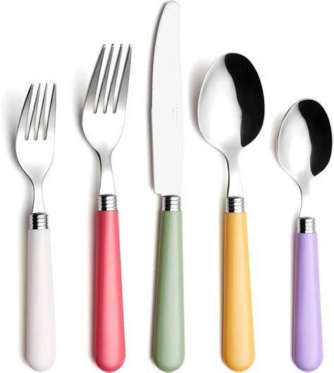 Annova Silverware Set 20 Pieces Stainless Steel Cutlery