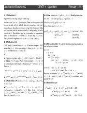 Hw Solutions Pdf Answers For Homework Cis D Algorithms February Dpv