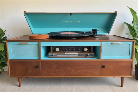 Premium Photo Transform Your Space With A Vintage Record Player