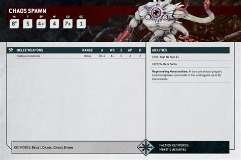 Chaos Spawn Chaos Space Marines 40k App