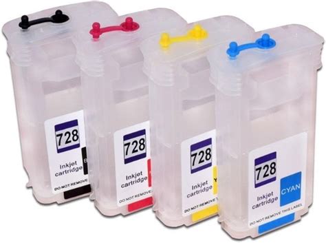 1pcs 130ml Printer Cartridge Avec Chip 728 Compatible Avec Hp Designjet