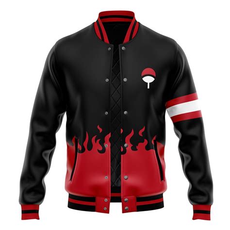 Uchiha Symbol Naruto Varsity Jacket Animebape
