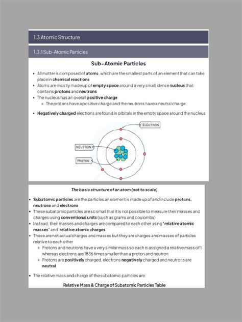 Unit 1 Atomic Structure And Chemical Bonding Pdf Unit 1 Atomic Structure And Chemical Bonding Pdf