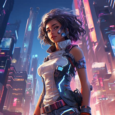 Cybergirls 3 4 By Girlsofmidjourney On Deviantart