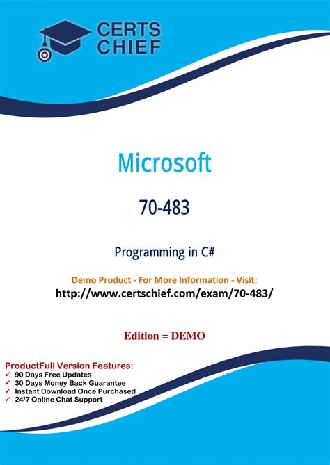 Ppt 70 483 Certification Preparation Material Powerpoint Presentation