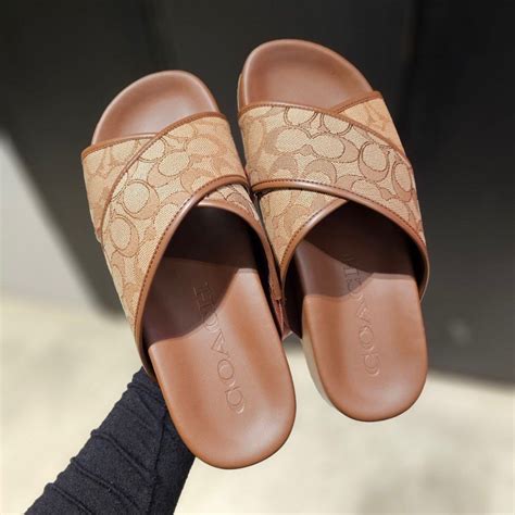 Coach Slides Luxury Sneakers And Footwear On Carousell