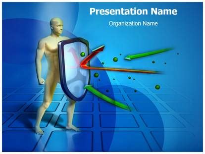 Free Immune System Medical Medical PowerPoint Template For Medical