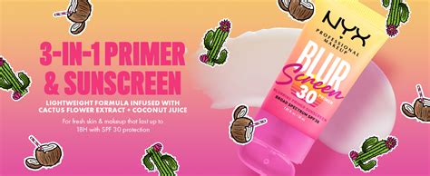 Nyx Professional Makeup Blurscreen Spf 30 Primer 3 In 1 Blurring Makeup Primer