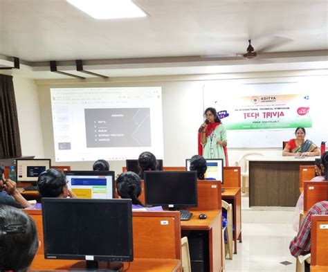Sujitha Nagasuri On Linkedin Techtrivia Advithiya Adityauniversity
