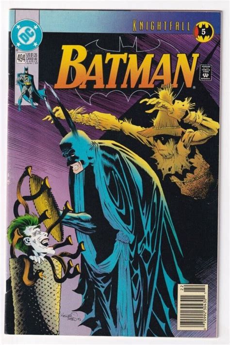 Batman 494 Knightfall June 1993 Dc Joker Scarecrow Moench Aparo