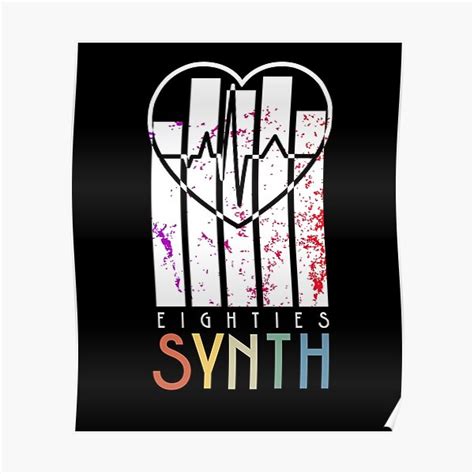 Vintage 80s Synthesizer Music Scene Eighties Synth Poster For Sale By CliqueBank Redbubble
