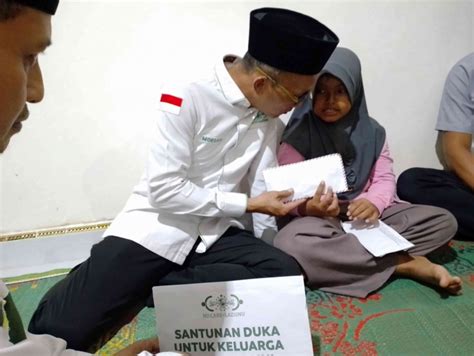 Lazisnu Berikan Santunan Duka Kepada Keluarga Korban Pembunuhan Riyas