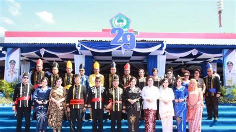 Pemkot Bitung Gelar Upacara Bendera Dalam Rangka HUT Ke Kota Bitung
