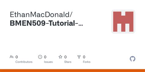 Github Ethanmacdonaldbmen509 Tutorial Examples