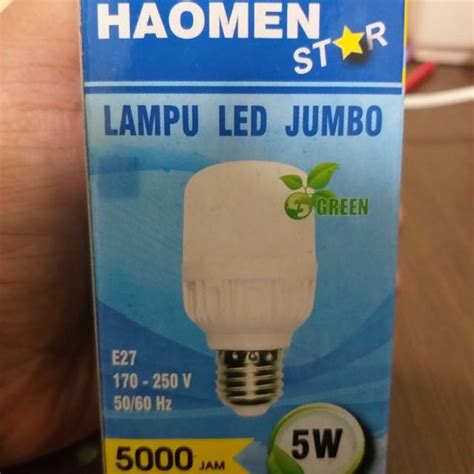 Jual Haomen Star Lampu Led Jumbo 5 Watt Shopee Indonesia