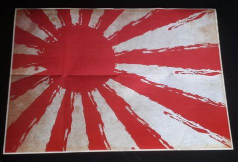 1942 Ww2 America Japan Pacific War Empire Rising Sun War Flag