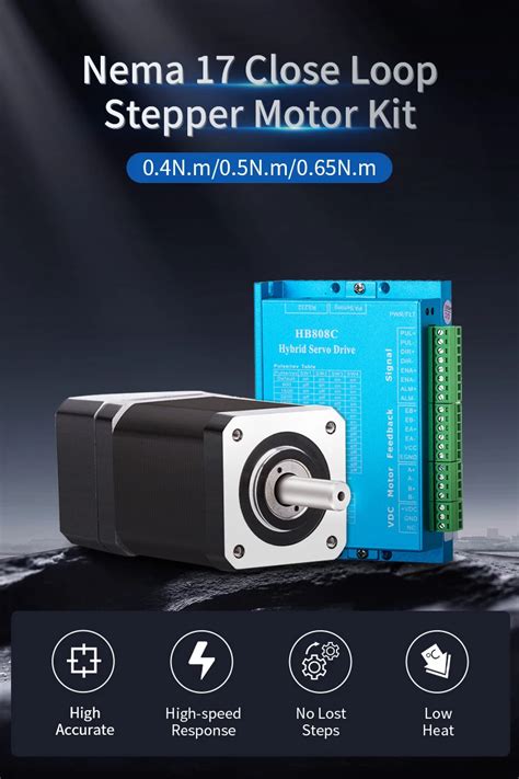 lunyee nema17 closed loop stepper motor wtih driver kit nema 17 hybrid
