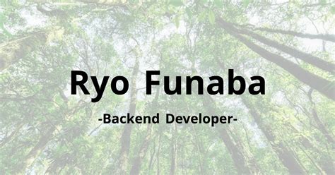 GitHub Ryo Funaba Ryo Funaba Ryo Funaba S Profile