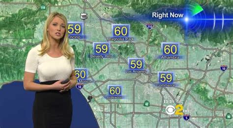 Busty Weather Girls Sexy Weather Girls With Big Breasts