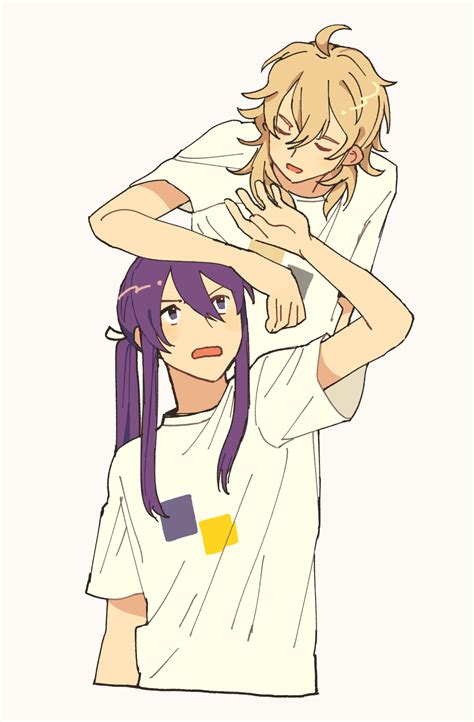 Kanzaki Souma And Hakaze Kaoru Ensemble Stars Drawn By Dekopoko