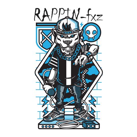 Rappin Fxz T Shirt Designcan Be Used For T Shirt Print Mug Print