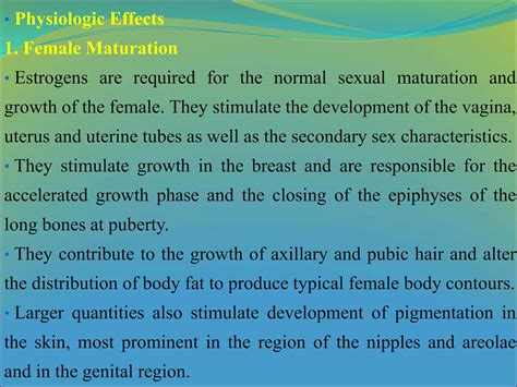 Pharmacology Of Female Sex Hormones Finalppt
