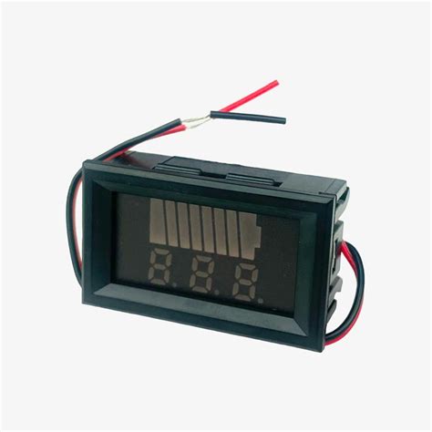 12v 60v Lead Acid Red Digital Lead Battery Capacity Indicator Charge L