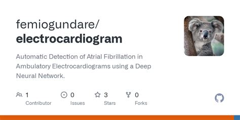 Github Femiogundareelectrocardiogram Automatic Detection Of Atrial Fibrillation In