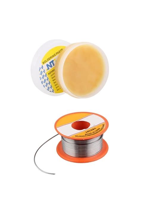 Abnturk Makaralı Lehim Ve Pasta Seti 1mm 25gr Pastali 4060 Kalite Flux